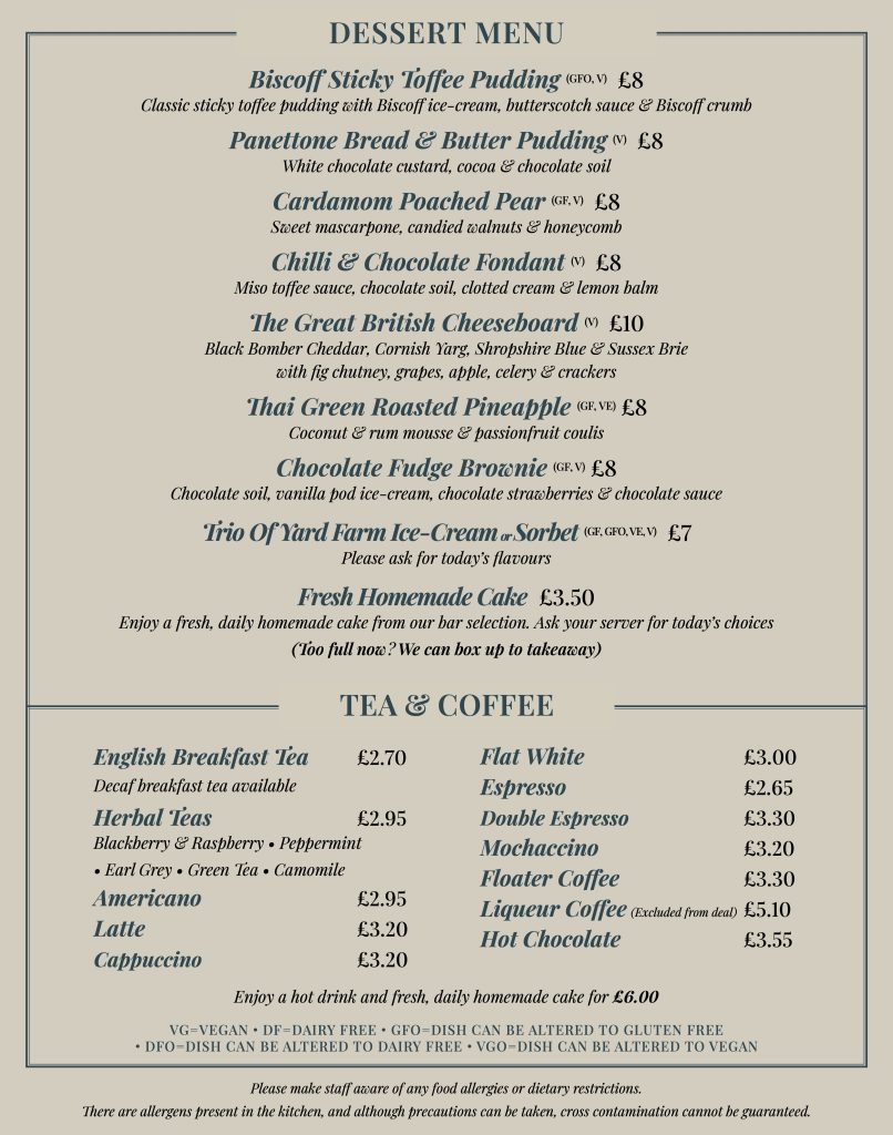 Eat - The Littleton Arms