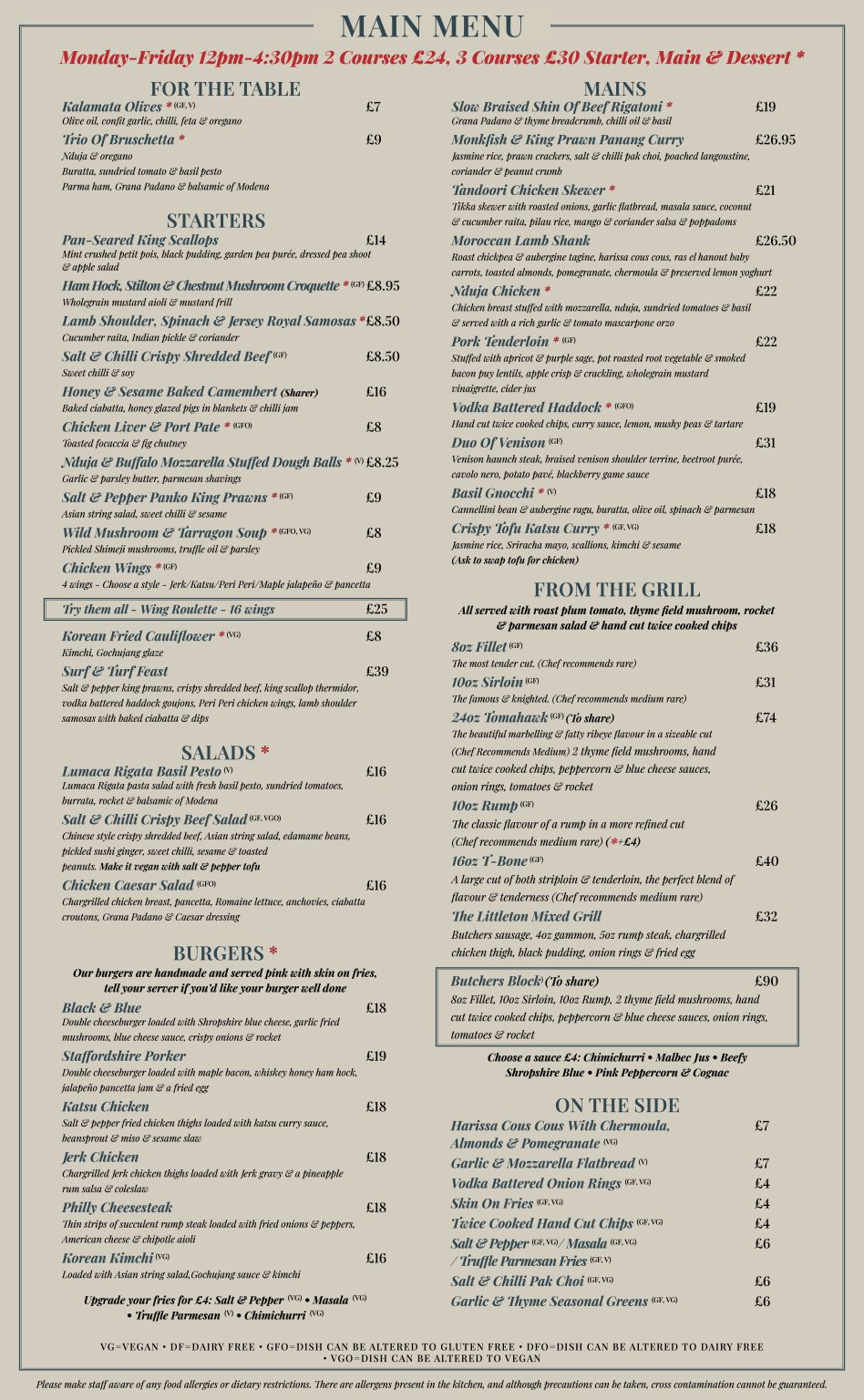 Eat – The Littleton Arms